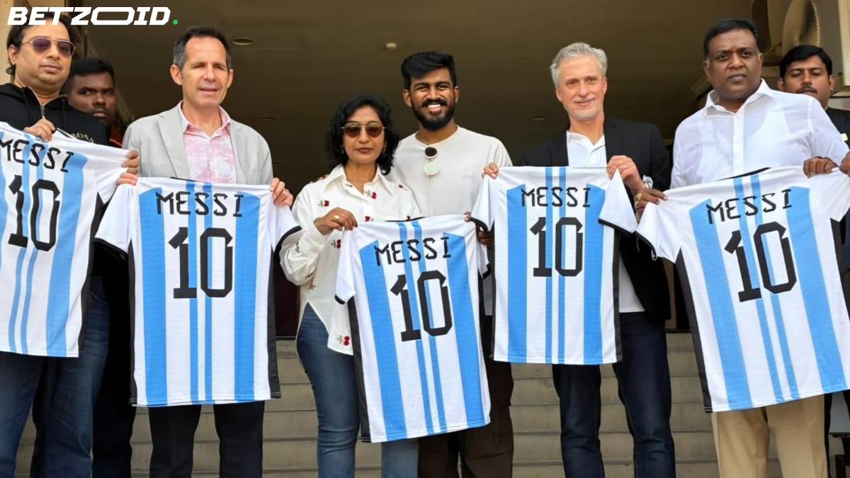 Messi's Team Visits Hyderabad Stadium Ahead of December GOAT Tour