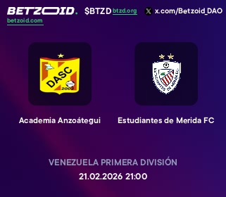 Academia Anzoátegui vs Estudiantes de Merida FC (21.02.2026 ...
