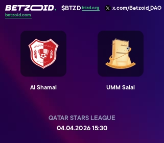 Al Shamal vs UMM Salal (04.04.2026) Qatar Stars League Free Betting ...