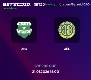 Aris vs AEL (21.01.2026) Predictions & Tips Cyprus Cup