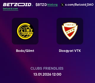 Bodo/Glimt vs Diosgyori VTK (13.01.2026) Clubs Friendlies Free Betting Tips & Odds