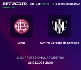 Lanus vs Central Cordoba de Santiago (26.04.2026) Predictions & Tips ...