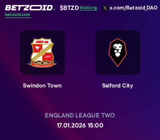 Swindon Town vs Salford City (17.01.2026) Predictions & Tips England ...