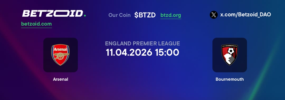 Arsenal vs Bournemouth (11.04.2026) Predictions & Tips England Premier ...