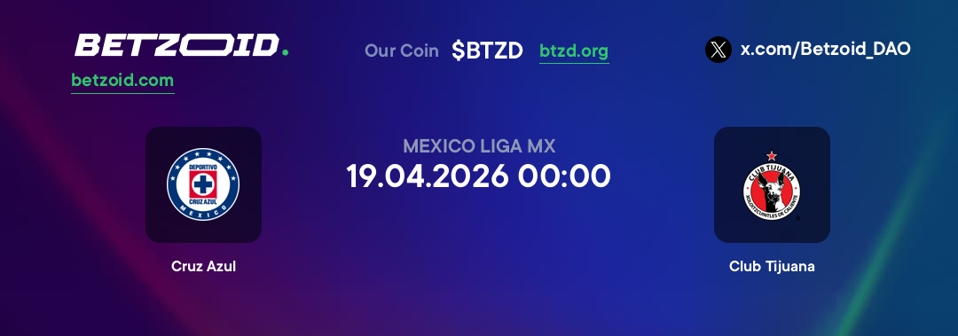 Cruz Azul vs Club Tijuana (19.04.2026) Mexico Liga MX Free Betting Tips ...
