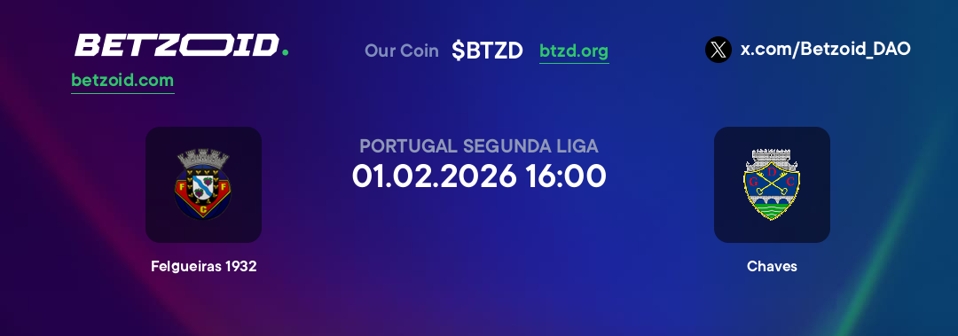 Felgueiras 1932 vs Chaves (01.02.2026) Portugal Segunda Liga Free ...