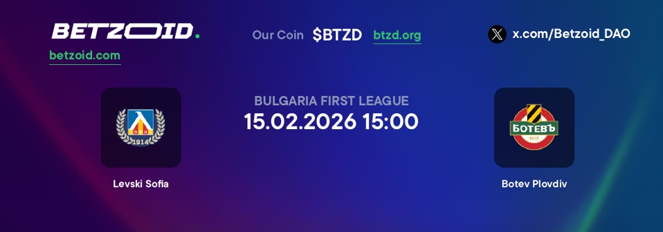 Levski Sofia vs Botev Plovdiv (15.02.2026) Bulgaria First League Free ...