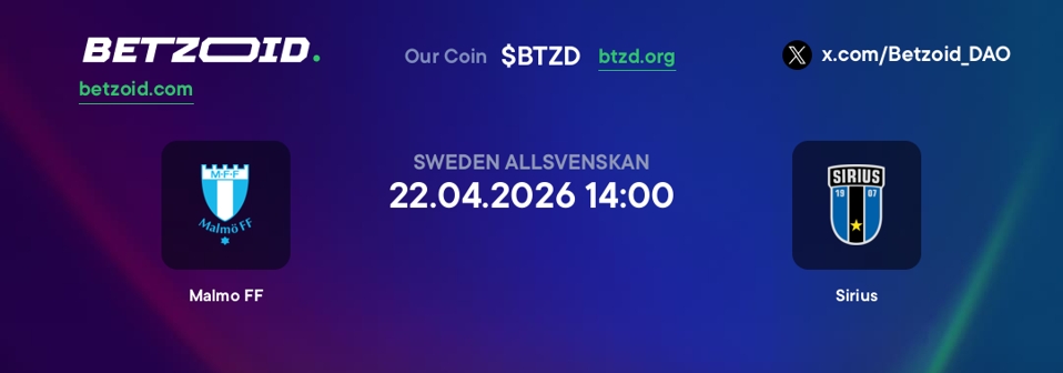 Malmo FF vs Sirius (22.04.2026) Sweden Allsvenskan Free Betting Tips & Odds