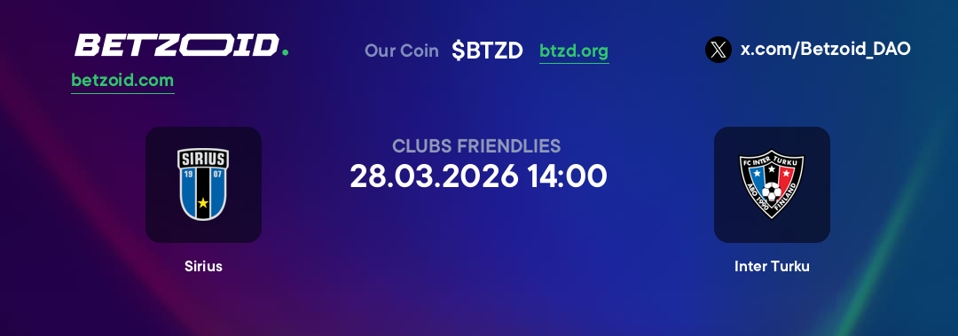Sirius vs Inter Turku (28.03.2026) Clubs Friendlies Free Betting Tips ...