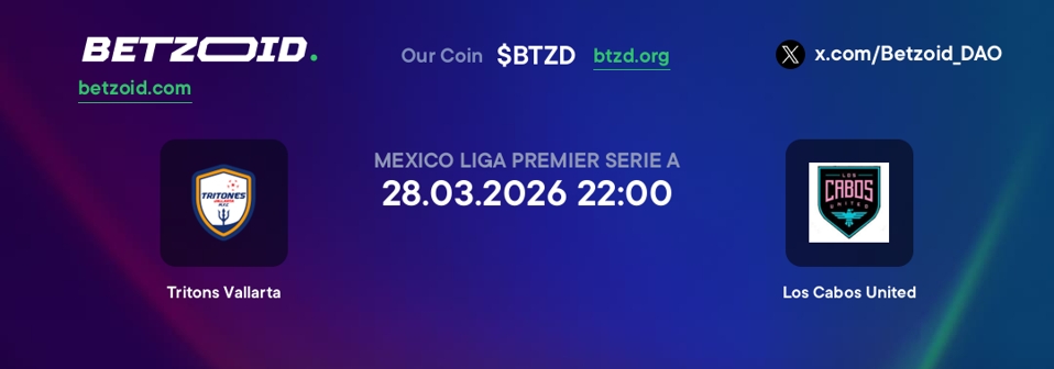 Tritons Vallarta vs Los Cabos United (29.03.2026) Mexico Liga Premier ...